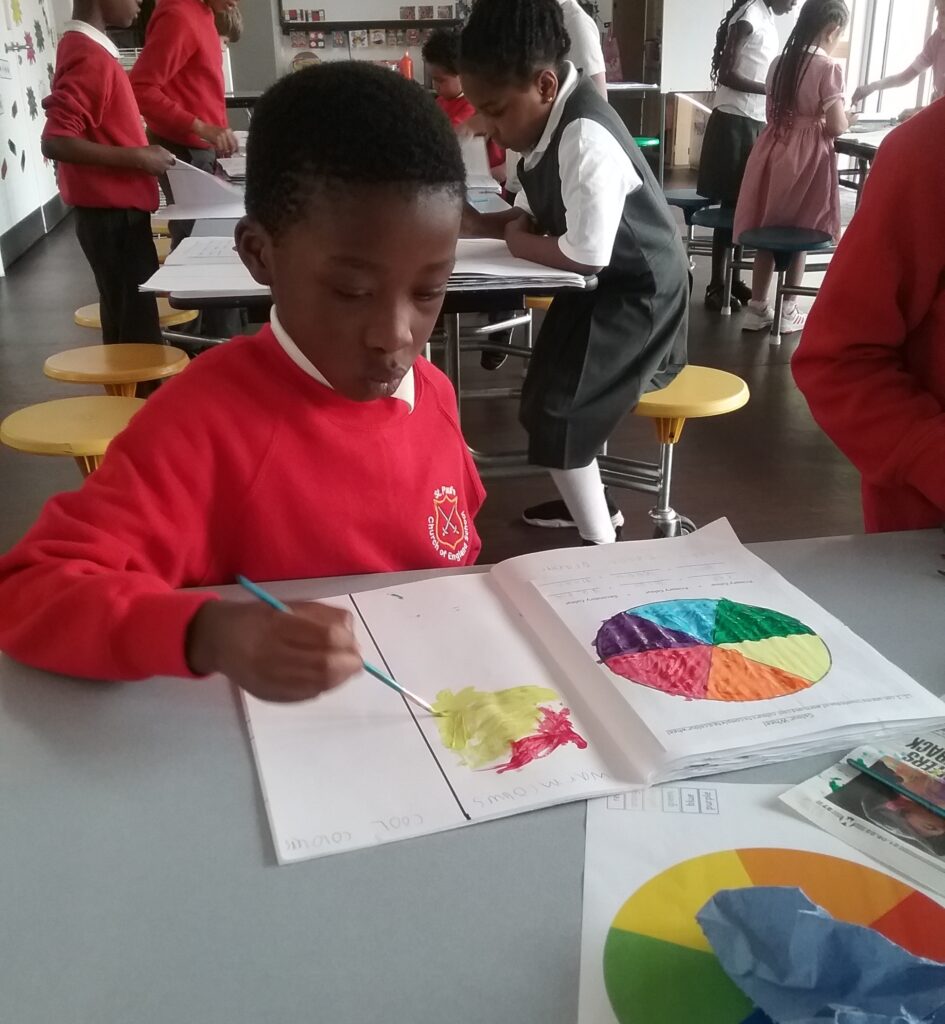 Ash Class – investigating colours – St Paul’s CofE Primary School